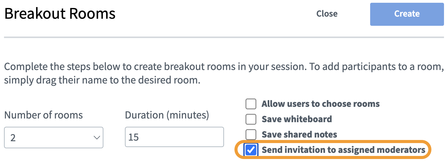 Invite Moderators To Breakout Rooms Blindside Networks Customer